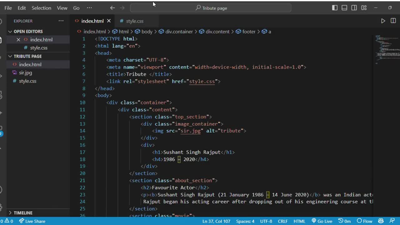 simran parmar on LinkedIn: #oasisinfobytesintern #webdevelopment # ... simran parmar on LinkedIn: #oasisinfobytesintern #webdevelopment # ...