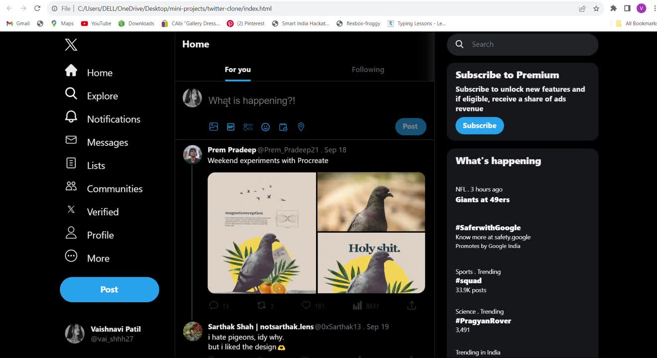 Vaishnavi Patil on LinkedIn: Just wrapped up my latest project: a ... Vaishnavi Patil on LinkedIn: Just wrapped up my latest project: a ...