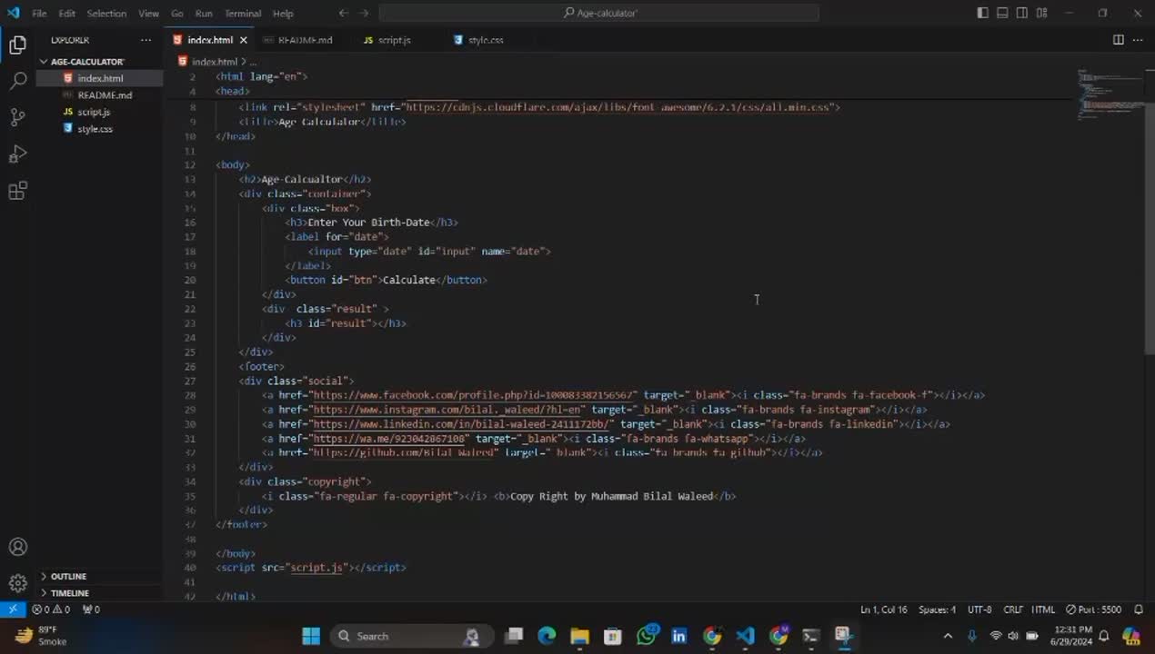 Bilal Waleed on LinkedIn: #webdevelopment #javascript #css #html # ... Bilal Waleed on LinkedIn: #webdevelopment #javascript #css #html # ...