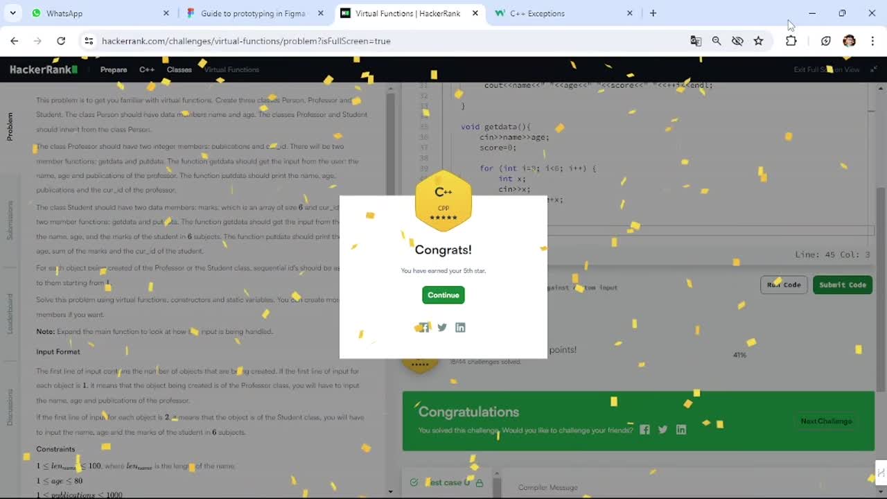 Vedant Patel on LinkedIn: #hackerrank #codingchallenge #cplusplus # ... Vedant Patel on LinkedIn: #hackerrank #codingchallenge #cplusplus # ...