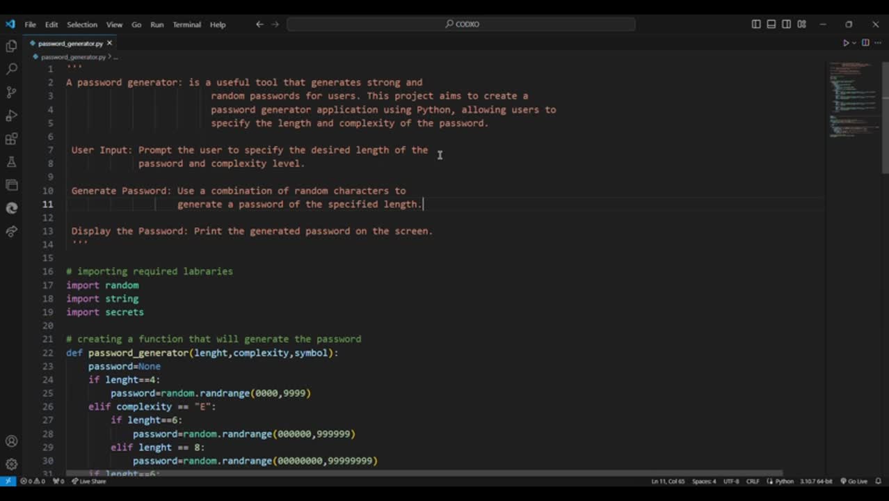 Rishabh Rajput on LinkedIn: #python #random #secrets #string #python # ... Rishabh Rajput on LinkedIn: #python #random #secrets #string #python # ...