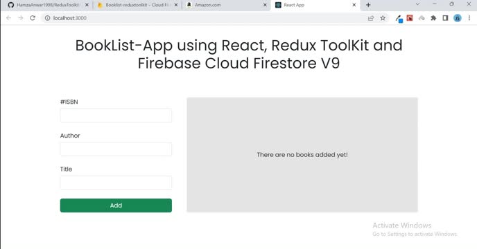 Hamza Anwar on LinkedIn: React Redux Toolkit and Firebase v9 Cloud ... Hamza Anwar on LinkedIn: React Redux Toolkit and Firebase v9 Cloud ...