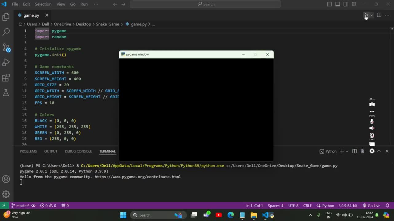 Yashi Naik on LinkedIn: #python #pygame #projectprogress Yashi Naik on LinkedIn: #python #pygame #projectprogress