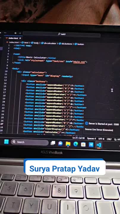 Surya Pratap Yadav on LinkedIn: task -3 CodSoft Surya Pratap Yadav on LinkedIn: task -3 CodSoft