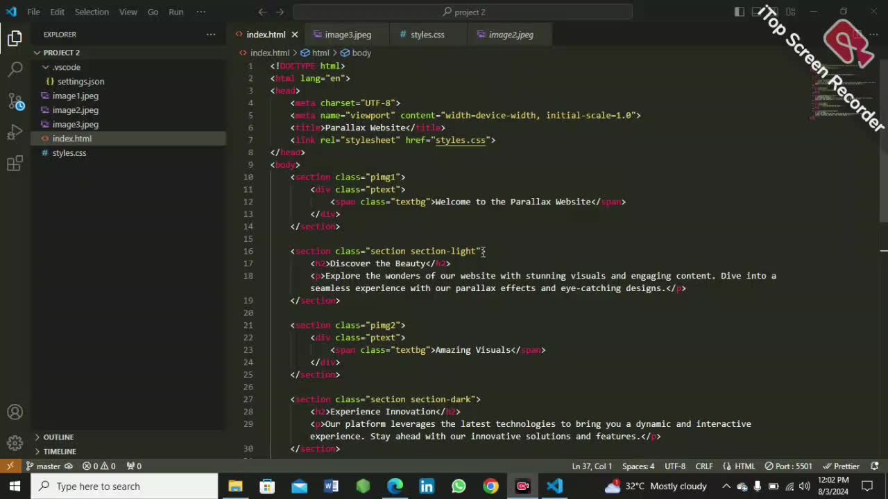 Muhammad Osama Gabol on LinkedIn: #webdevelopment #html #css #parallax ... Muhammad Osama Gabol on LinkedIn: #webdevelopment #html #css #parallax ...