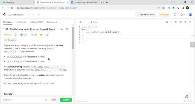 RAHUL KUMAR DHALL on LinkedIn: #leetcode #dsa #180daysofcode #consistency RAHUL KUMAR DHALL on LinkedIn: #leetcode #dsa #180daysofcode #consistency