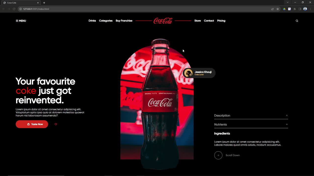 Ashutosh Karale on LinkedIn: #webdesign #cocacola #ui #ux #responsive Ashutosh Karale on LinkedIn: #webdesign #cocacola #ui #ux #responsive