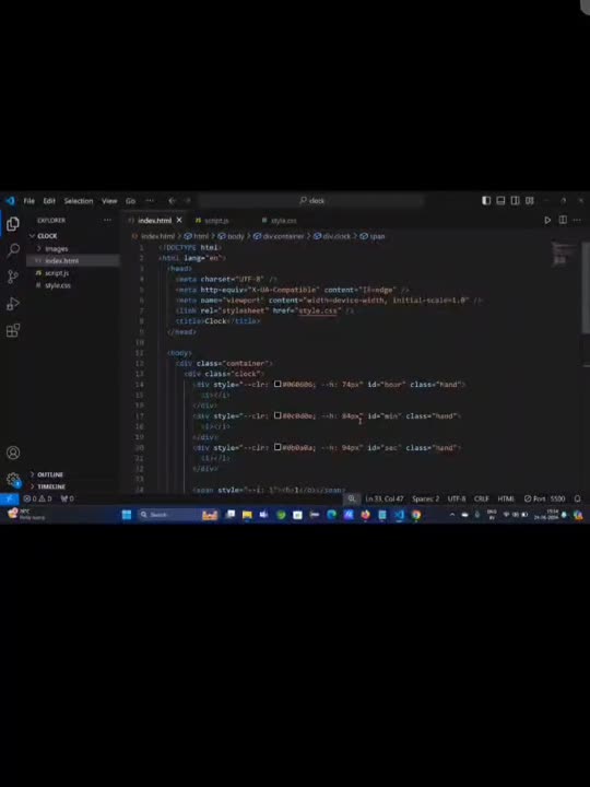 bhargavi kugaji on LinkedIn: #html #css #javascript #time bhargavi kugaji on LinkedIn: #html #css #javascript #time