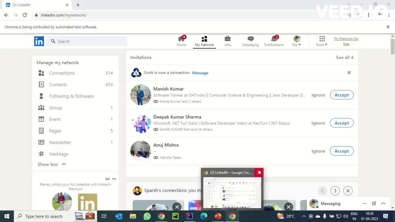 Manas Gupta on LinkedIn: #linkedinbot #java #selenium #automation # ... Manas Gupta on LinkedIn: #linkedinbot #java #selenium #automation # ...