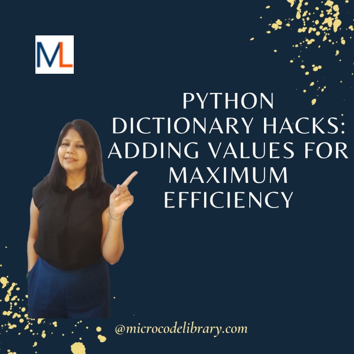 Sushma Akarnia on LinkedIn: Python Dictionary Hacks: Adding Values for ... Sushma Akarnia on LinkedIn: Python Dictionary Hacks: Adding Values for ...