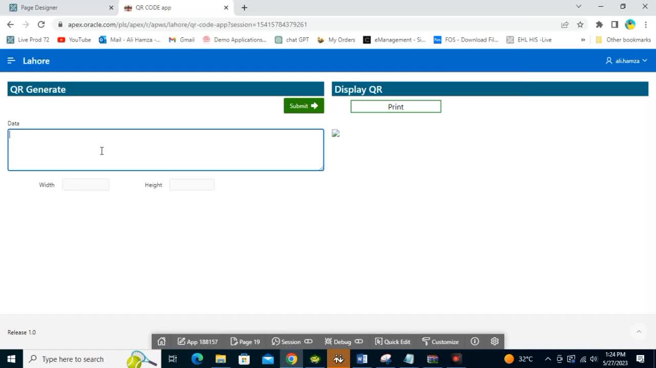 Ali Hamza on LinkedIn: #oracle #oracleapex #apex #qr #qrcodegenerator Ali Hamza on LinkedIn: #oracle #oracleapex #apex #qr #qrcodegenerator