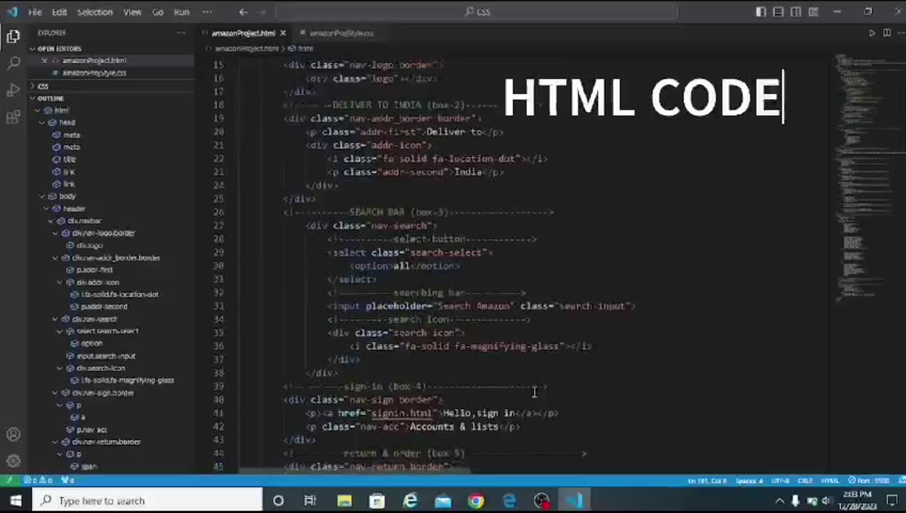 🚀 Wrote a sleek Amazon clone using HTML and CSS. 💻🛍️ | Kaveri Kumbhar ... 🚀 Wrote a sleek Amazon clone using HTML and CSS. 💻🛍️ | Kaveri Kumbhar ...