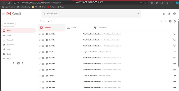 GmailClone: A new email clone with HTML and CSS | TANAK SHAH posted on ... GmailClone: A new email clone with HTML and CSS | TANAK SHAH posted on ...