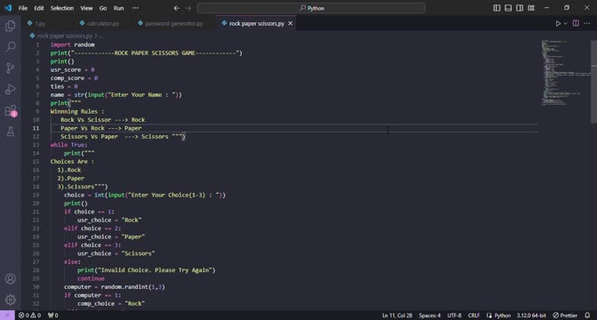 Abdul Rehman on LinkedIn: #task3 #python #pythonprogramming #codsoft Abdul Rehman on LinkedIn: #task3 #python #pythonprogramming #codsoft