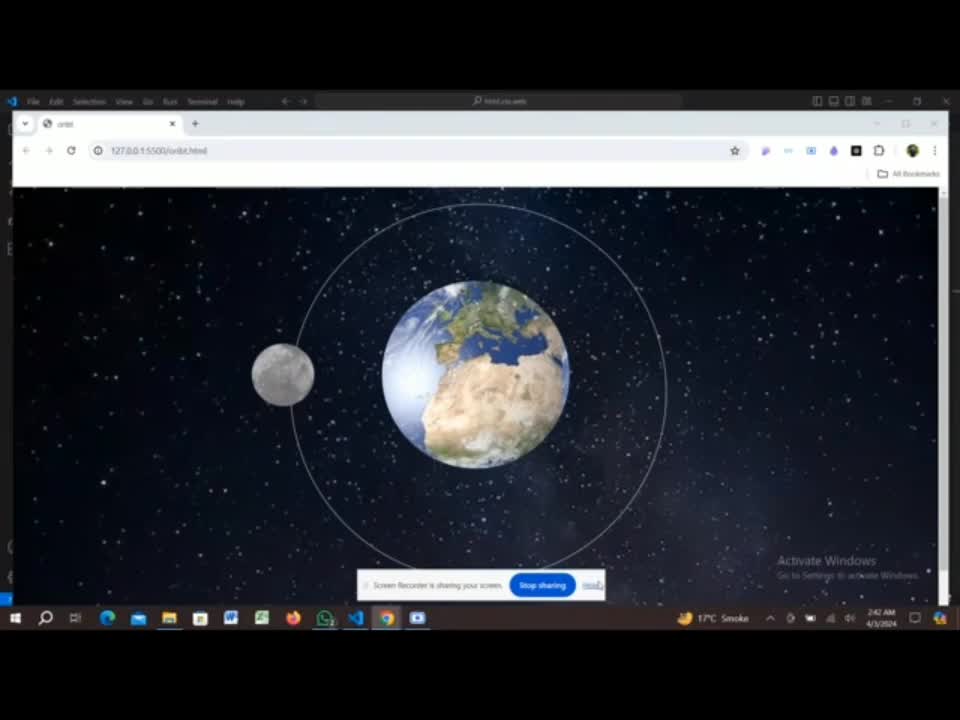Bilal Khan on LinkedIn: Simple planet Animation HTML and Css | Moon ... Bilal Khan on LinkedIn: Simple planet Animation HTML and Css | Moon ...