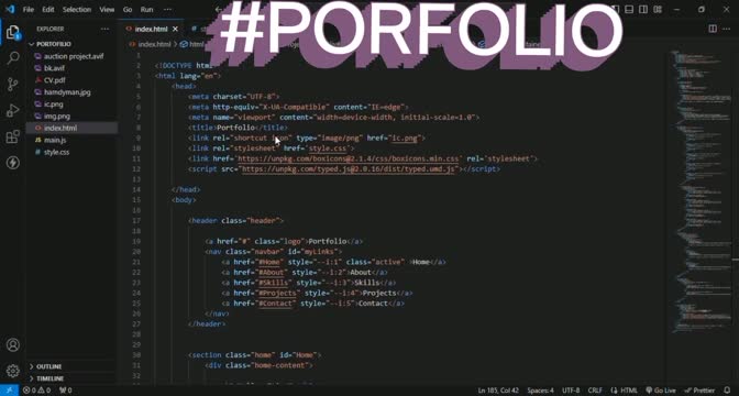 My latest portfolio project with HTML, CSS, and JavaScript | Kashish ... My latest portfolio project with HTML, CSS, and JavaScript | Kashish ...