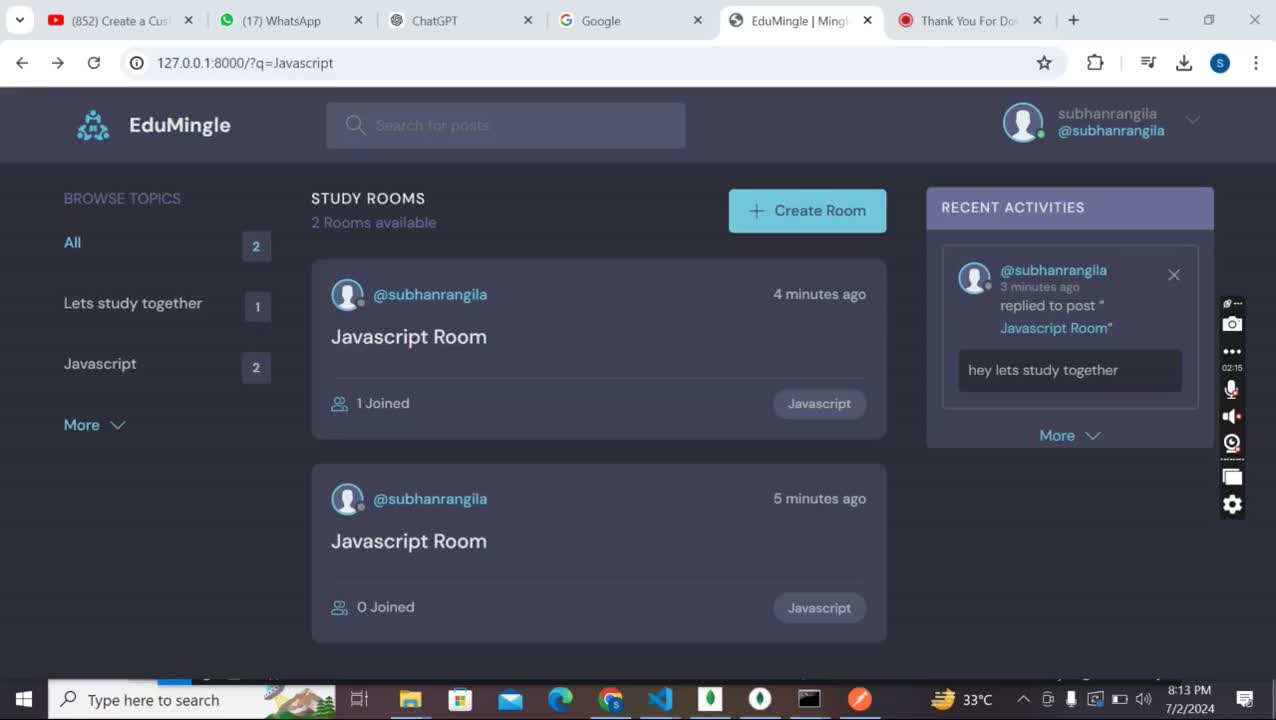 Subhan Rangila on LinkedIn: #django #webdevelopment #edtech # ... Subhan Rangila on LinkedIn: #django #webdevelopment #edtech # ...