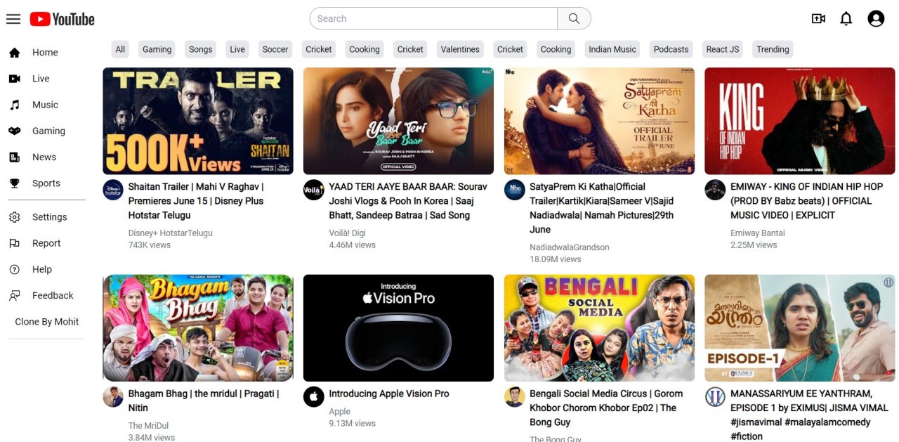 Mohit Bhatt on LinkedIn: #react #reactjs #reactdeveloper #project Mohit Bhatt on LinkedIn: #react #reactjs #reactdeveloper #project