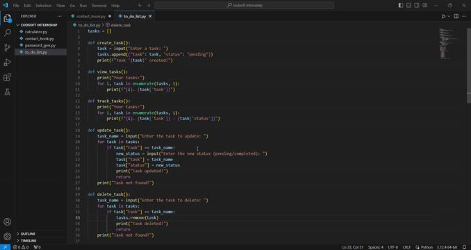 Ritesh Kumar Ojha on LinkedIn: #codsoft #pythondevelopment #todolistapp ... Ritesh Kumar Ojha on LinkedIn: #codsoft #pythondevelopment #todolistapp ...