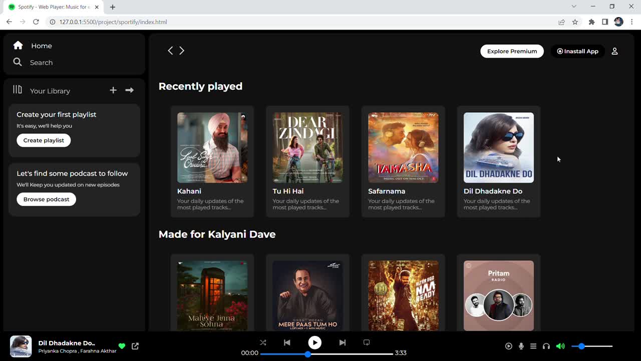 🎵 Created a Stunning Clone of Spotify Website with HTML and CSS! 🎧 ... 🎵 Created a Stunning Clone of Spotify Website with HTML and CSS! 🎧 ...