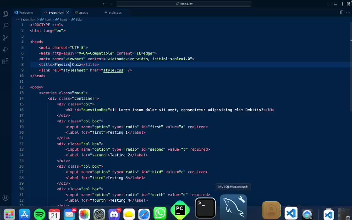 Yash Sharma on LinkedIn: #internpe #webdevelopment #javascript #html # ... Yash Sharma on LinkedIn: #internpe #webdevelopment #javascript #html # ...