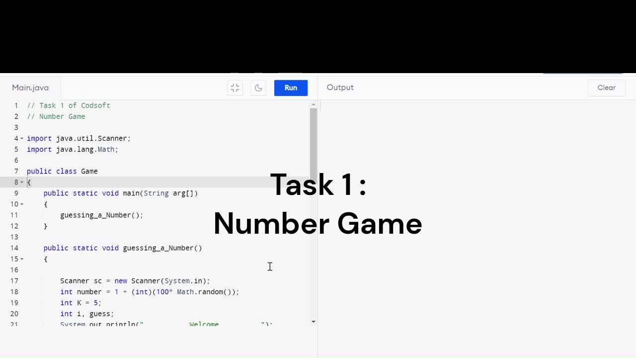 Simran Mondal on LinkedIn: #codsoft #java #programming #gamedevelopment ... Simran Mondal on LinkedIn: #codsoft #java #programming #gamedevelopment ...