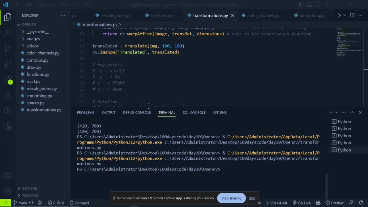 Ngotho Harrison on LinkedIn: #100daysofcode #opencv #pythondeveloper # ... Ngotho Harrison on LinkedIn: #100daysofcode #opencv #pythondeveloper # ...