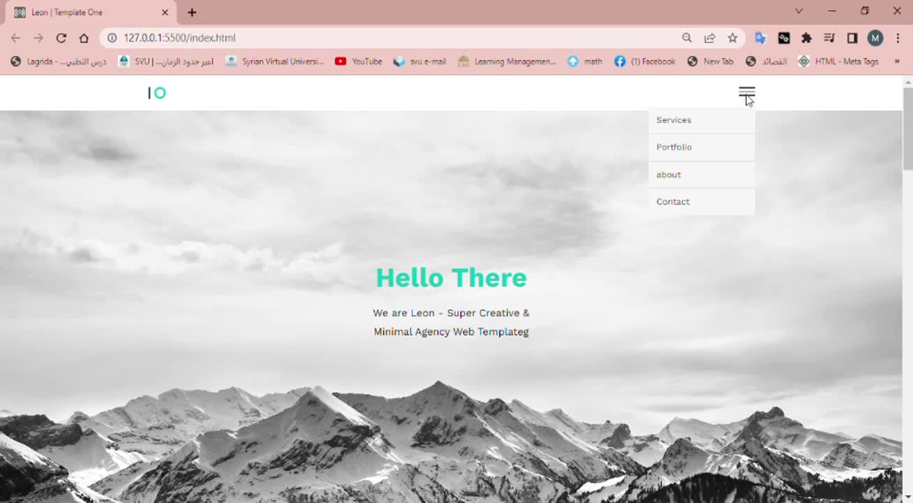 Maria Alwadi on LinkedIn: First template by Html & Css , From Osama ... Maria Alwadi on LinkedIn: First template by Html & Css , From Osama ...