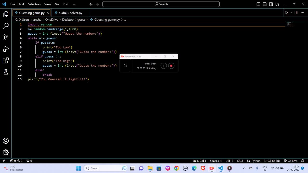 Anshu Kushwaha on LinkedIn: #prodigyinfotech #python #softwaredevelopment Anshu Kushwaha on LinkedIn: #prodigyinfotech #python #softwaredevelopment