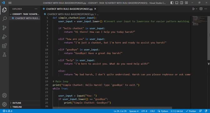 Harsh Penshanwar on LinkedIn: #codsoft #codsoft #internship # ... Harsh Penshanwar on LinkedIn: #codsoft #codsoft #internship # ...
