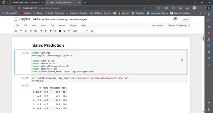 Tanya Gupta on LinkedIn: #codsoft #codsoftinternship #datascience Tanya Gupta on LinkedIn: #codsoft #codsoftinternship #datascience