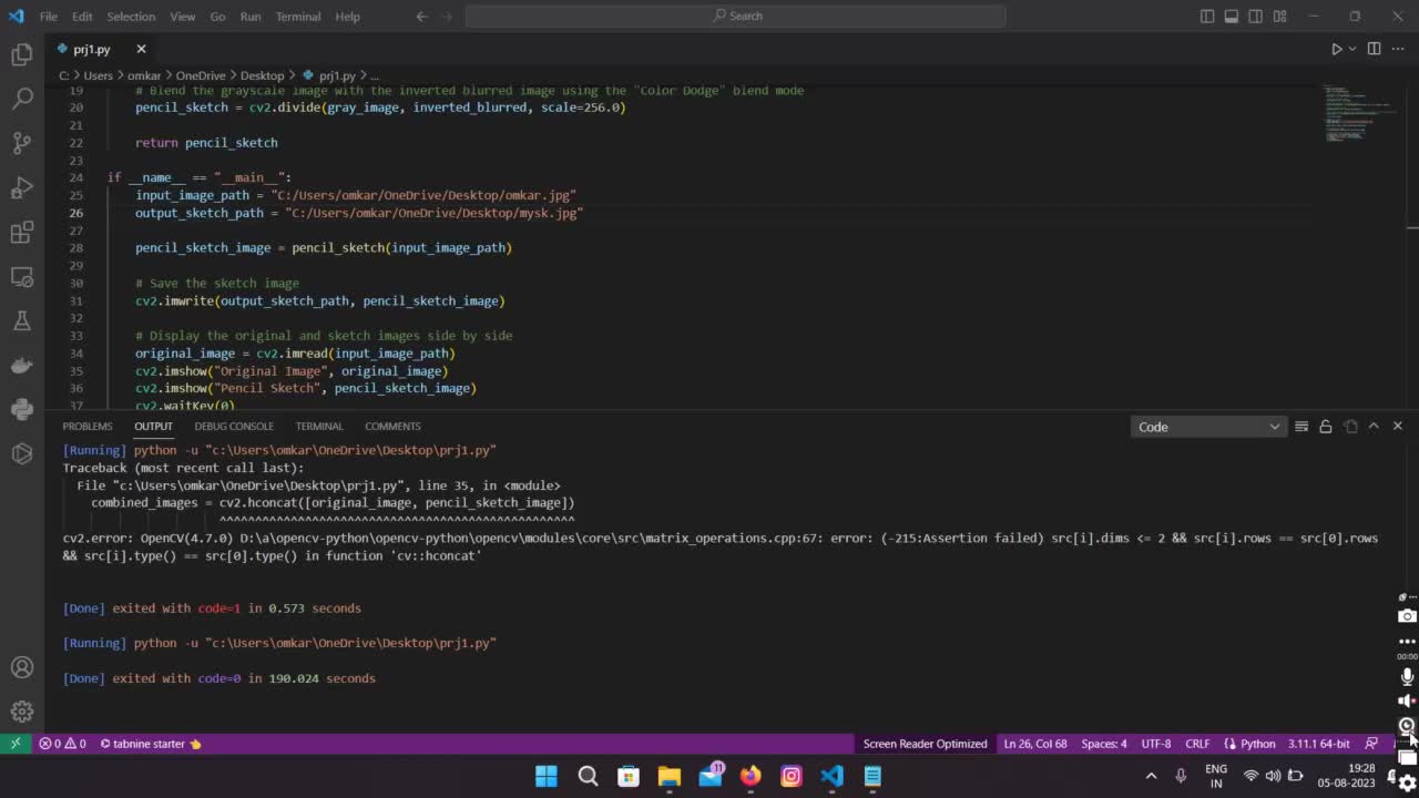 Omkar Savaratkar on LinkedIn: #internship #pythonprogramming #opencv Omkar Savaratkar on LinkedIn: #internship #pythonprogramming #opencv