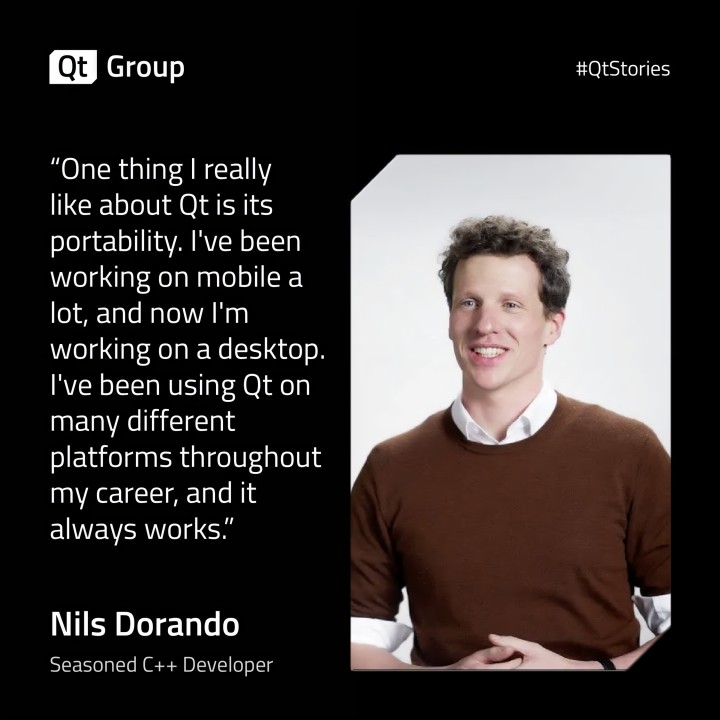 Qt Group on LinkedIn: #qtstories #qtdev #cplusplus #softwaredeveloper #ai Qt Group on LinkedIn: #qtstories #qtdev #cplusplus #softwaredeveloper #ai