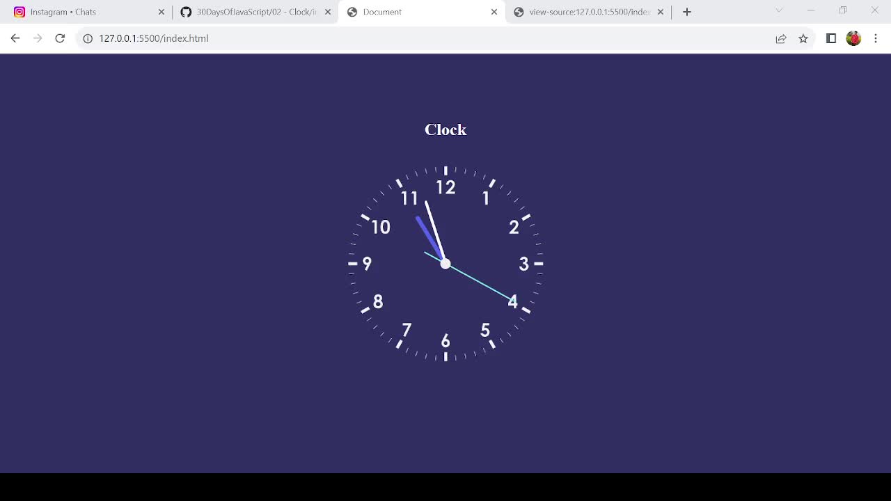 Abhi Taur on LinkedIn: Clock using html css javascript Abhi Taur on LinkedIn: Clock using html css javascript