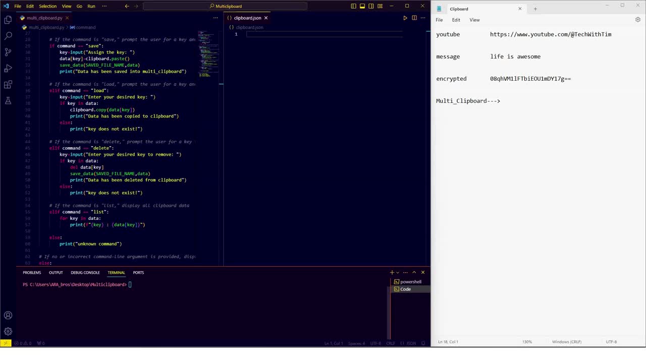 I developed a multi-clipboard tool using Python. ๐ Learn more on GitHub ... I developed a multi-clipboard tool using Python. ๐ Learn more on GitHub ...