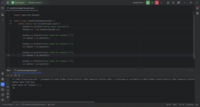 Atharv Sapre on LinkedIn: #java #coding #programming Atharv Sapre on LinkedIn: #java #coding #programming