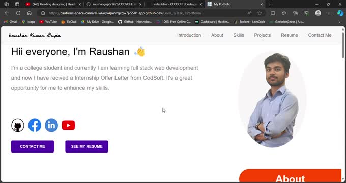 Er. Raushan Kumar Gupta on LinkedIn: #internship #codsoft # ... Er. Raushan Kumar Gupta on LinkedIn: #internship #codsoft # ...