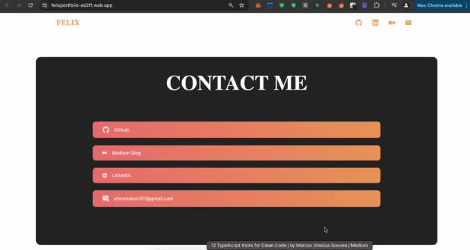Felix Ndunda on LinkedIn: #developerlife #nextjs #react #portfolio #code Felix Ndunda on LinkedIn: #developerlife #nextjs #react #portfolio #code