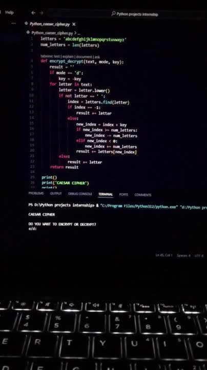 Malik Ali Raza on LinkedIn: #cryptography #caesarcipher #python # ... Malik Ali Raza on LinkedIn: #cryptography #caesarcipher #python # ...