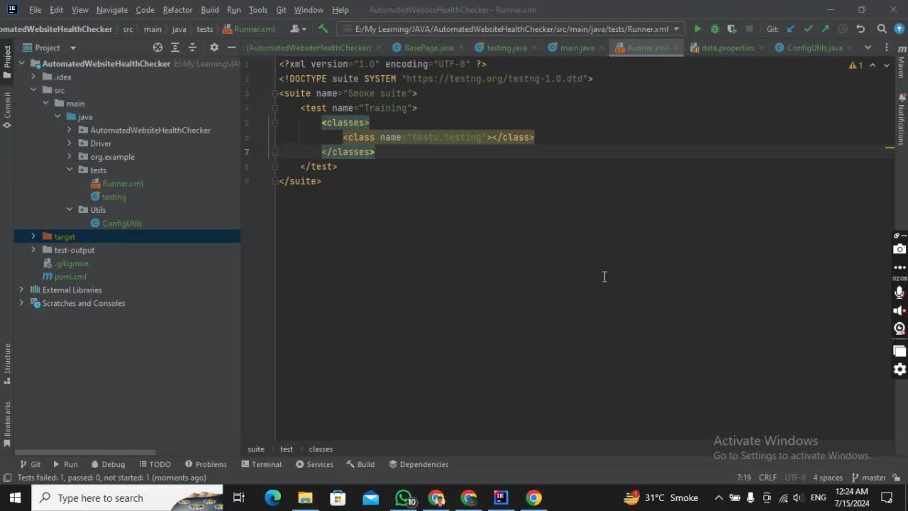 M Ehtesham UL Hassan Malik on LinkedIn: #automation #selenium #java # ... M Ehtesham UL Hassan Malik on LinkedIn: #automation #selenium #java # ...