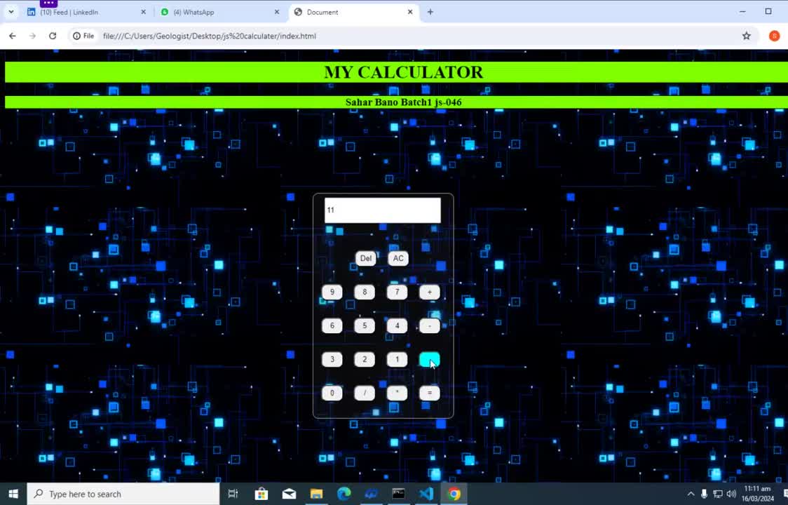 I made this calculat0r with HTML,CSS and javaSCRIPT. Day 1 of my ... I made this calculat0r with HTML,CSS and javaSCRIPT. Day 1 of my ...