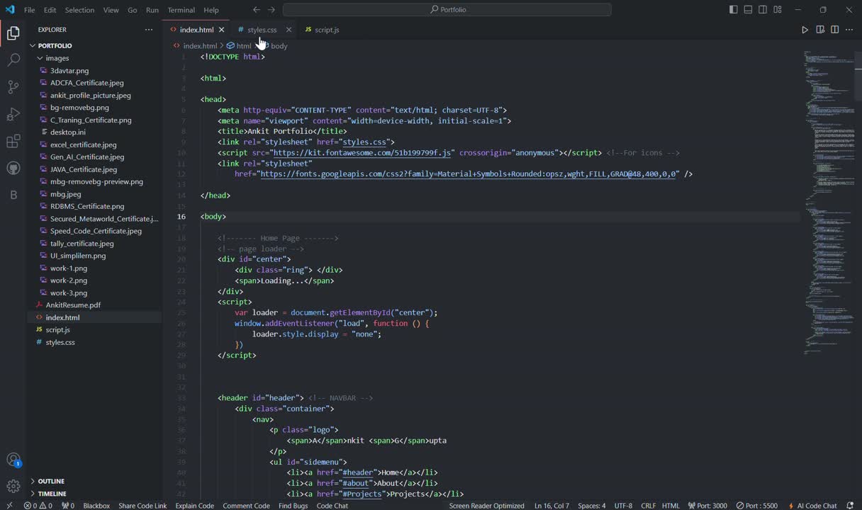 Ankit Gupta on LinkedIn: #webdevelopment #portfolio #html #css # ... Ankit Gupta on LinkedIn: #webdevelopment #portfolio #html #css # ...
