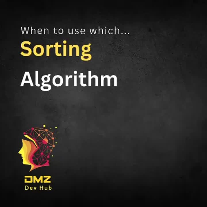 Exploring sorting algorithms with this document | DMZ Dev Hub posted on ... Exploring sorting algorithms with this document | DMZ Dev Hub posted on ...