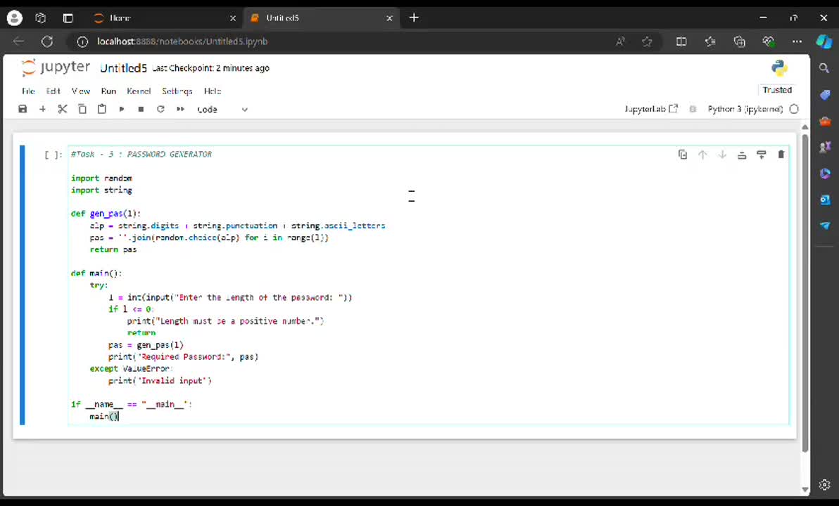 Riya kumari on LinkedIn: #codesoft #pythonprogramming #internship Riya kumari on LinkedIn: #codesoft #pythonprogramming #internship