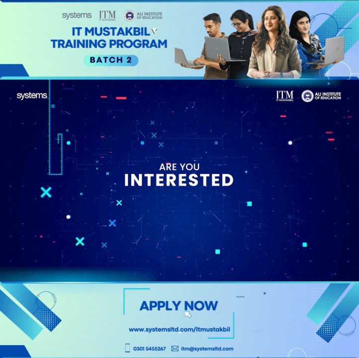 Hassan Raza on LinkedIn: Apply Now | IT Mustakbil Training Program Batch II Hassan Raza on LinkedIn: Apply Now | IT Mustakbil Training Program Batch II