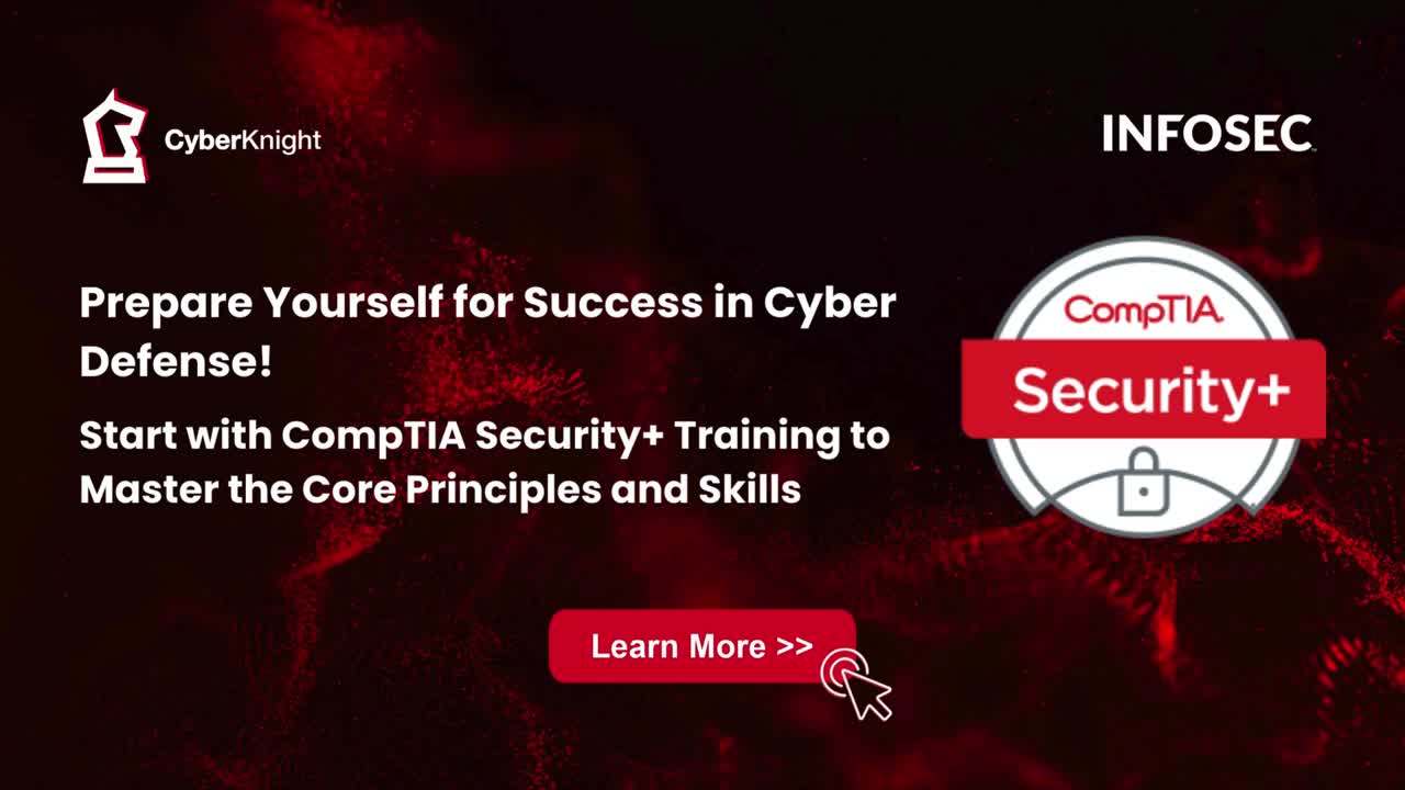 CyberKnight on LinkedIn: #cybersecurity #comptia #infosec # ... CyberKnight on LinkedIn: #cybersecurity #comptia #infosec # ...