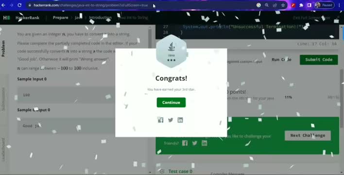 AVADHESH KUMAR PRAJAPATI on LinkedIn: #hackerrank #java # ... AVADHESH KUMAR PRAJAPATI on LinkedIn: #hackerrank #java # ...