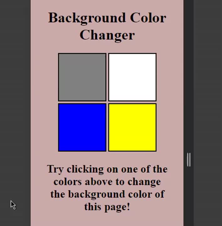 Dinesh Code on LinkedIn: 1st JS project -bgcolor changer live link Dinesh Code on LinkedIn: 1st JS project -bgcolor changer live link