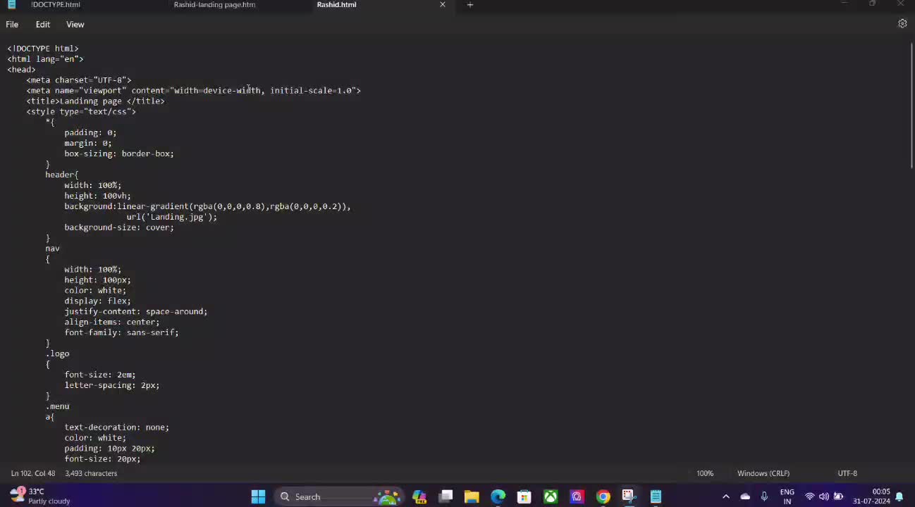Rashid Ansari on LinkedIn: #html #css #html #css #internship #codesoft Rashid Ansari on LinkedIn: #html #css #html #css #internship #codesoft