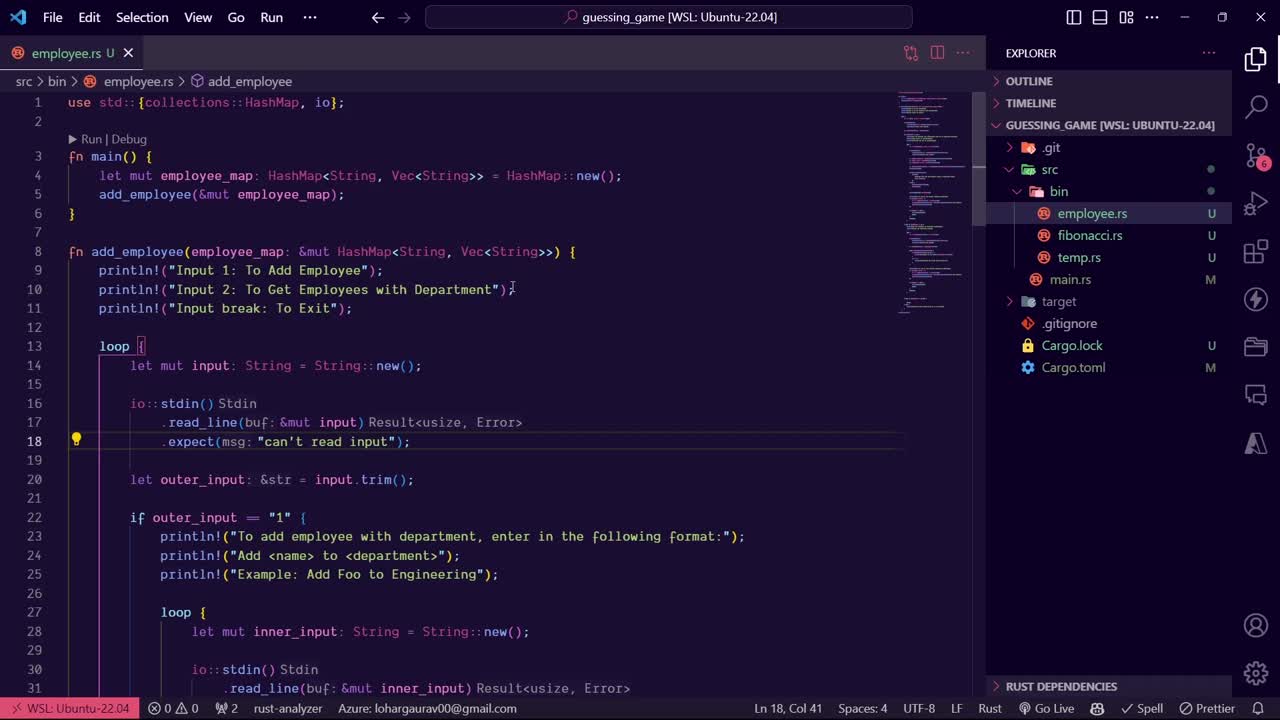 How Rust automates employee management with HashMaps and Vectors ... How Rust automates employee management with HashMaps and Vectors ...